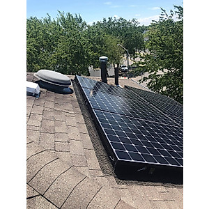 Squirrel Guard 8" Kit. 100 ft. PVC Coated Galvanized Steel Roll with 100 Aluminum Fasteners