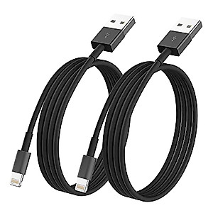 iPhone Charger, [Apple MFi Certified] 2Pack 3ft Fast Lightning Cable for Long iPhone Cable Cord, Apple Charging Cable Cord for iPhone 12/11 Pro/11/XS MAX/XR/8/7/6s/6/5S/SE iPad/Air Original Black