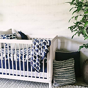 Oilo Baby Blanket Bundle | Cute Lightweight Cotton Fabric Comforter | Cozy, Soft wash & Waterproof Diaper Change pad, Blanket & Crib Sheet | for Infant/Toddler | Newborn Nursery Collection | Elephant