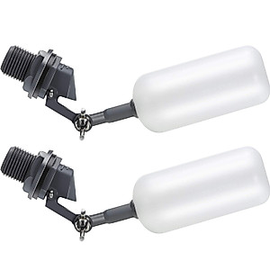 meekoo Float Ball Valve, 3/4 Inch Male Automatic Fill Feed Humidifier Tank Water with Adjustable Arm for Ponds, Livestock Water Trough, Aquariums, Aquaculture, Hydroponics and Reservoir(2 Pack)