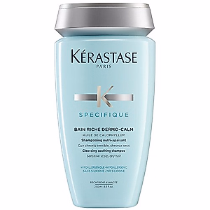 Kerastase Dermo-Calm Bain Riche Shampoo ( Sensitive Scalps & Dry Hair ) - Kerast 8.5 oz