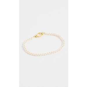 gorjana Women's Parker Pearl Bracelet, Gold, One Size