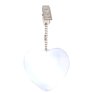 Uonlytech Heart LED Light Handbag Illuminator Touch Sensor Lamp Xmas Cold White Tree Hanging Ornament Valentines Day Gift Party Favor