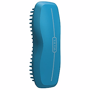 WAHL Professional Animal Equine Grooming Rubber Curry Horse Brush, Turquoise (858712-100)