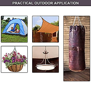 15 Pack 1.8 inch Stainless Steel Ceiling Hook Pad Eye Plate M5 Oblong Pad Eye Marine Hardware Staple Hook Loop Wall Mount Hanger Hook with 30 PCS Screws