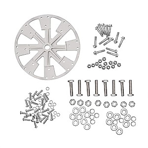 EEYBLAEEY Wind Turbine Generator 12V Enery Power Kit 8 Blades Charge Controller 600W Solar and Wind Charge for Home Monitoring Streetlight Boat Marine Solar Wind System Industrial Energy