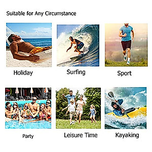 visesunny Christmas Men's Beach Short Funny Reindeer with Hanging Stars Snow Blue Swim Trunks Sports Running Bathing Suits