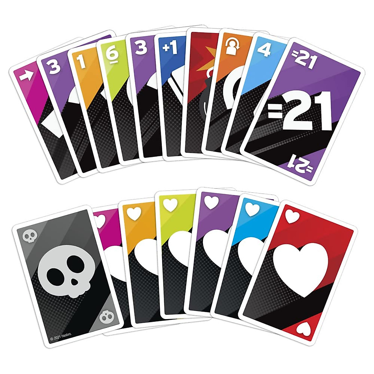 Hasbro Gaming 5 Alive, Fast-Paced Game Kids and Families, Family Quick Card Games 2 to 6 Players, Multicolor