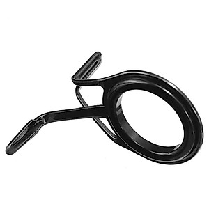 Bluelans 7pcs Rod Tip Repair Kit Rod Repair Kit Fishing Rod Tips Repair Kit Stainless Steel Ceramic Ring Guide Rod Repair Replacement for Freshwater Saltwater Rod Silver