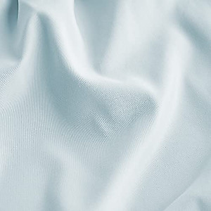 Bare Home 2-Pack Fitted Crib Sheets - Premium 1800 Ultra-Soft Microfiber - Breathable - Baby Sheet - for Boys & Girls - Fits Standard Crib and Toddler Mattresses (Crib, Sky Blue/Cloud Grey)