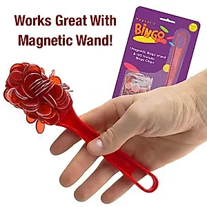 RBS 300 Purple Metal Inserted Bingo Chips - to Use with Magnetic Boards & Wands