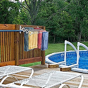 EAFTOS Fold Away Clothes Dry Racks Wall Mounted Space-Saver, Hanger Socks Drying Racks Retractable Easy to Install Design (Color : Silver, Size : 70x30cm)