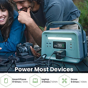 Yoshino B330 SST True Solid-State Portable Power Station 241Wh, Solar Optional Generator, Recharges from 0 to 80% in 2 hours for Emergency, Recreation, Outdoor, Camping