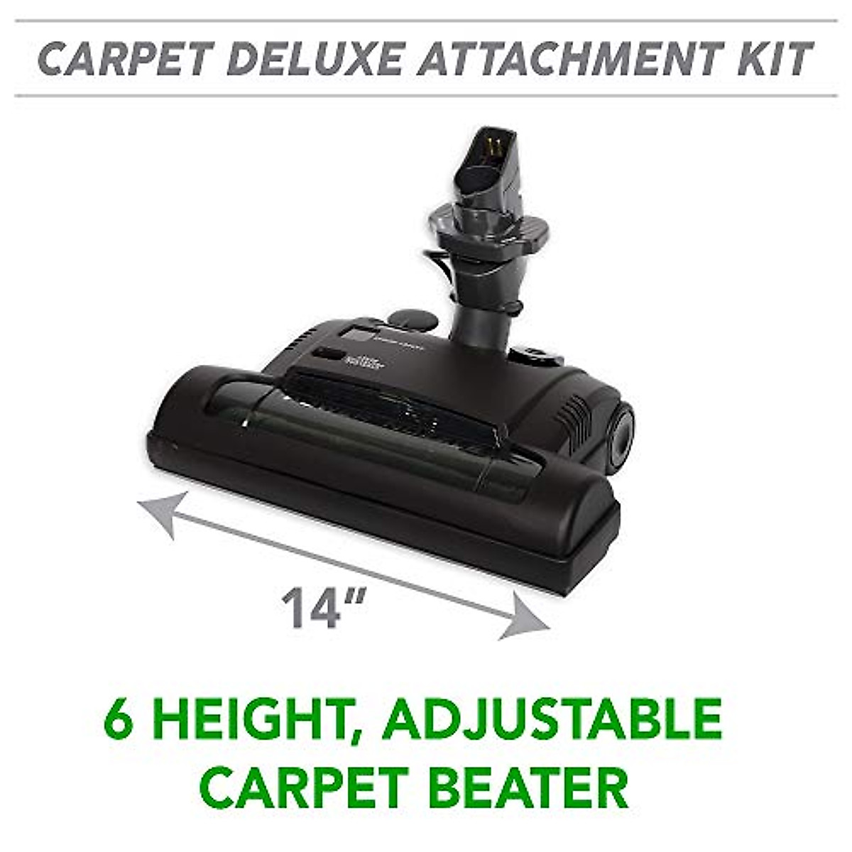 OVO, 550 AW, Compact and Powerful Central Vacuum System, Use with Disposable Filtration Bags only 18 Gal / 4.75L with 30ft Carpet Deluxe Accessory kit Included