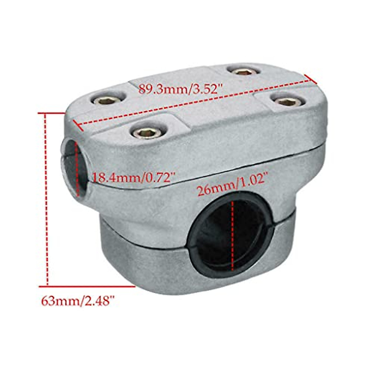 Strimmer Trimmer Handle Bracket Clamp Holder for Brush Cutter Garden Tools Tube (26mm)