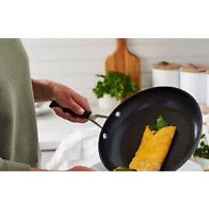 Calphalon 8" and 10" Hard-Anodized Non-Stick Frying Pan Set,Black