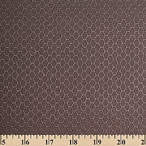 Ottertex 300D Solution Dyed PU Waterproof Hexagon Grid Ripstop Fabric - 60/61" by The Yard (Brown)