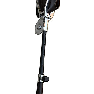 Haza NYC Adjustable Antique Brown Shooting Stick | Very Durable Heavy Duty Big Size Leather Seat Folding Chairs | Polo Fishing Golf Seat Stick | Lightweight Hiking Walking Sticks