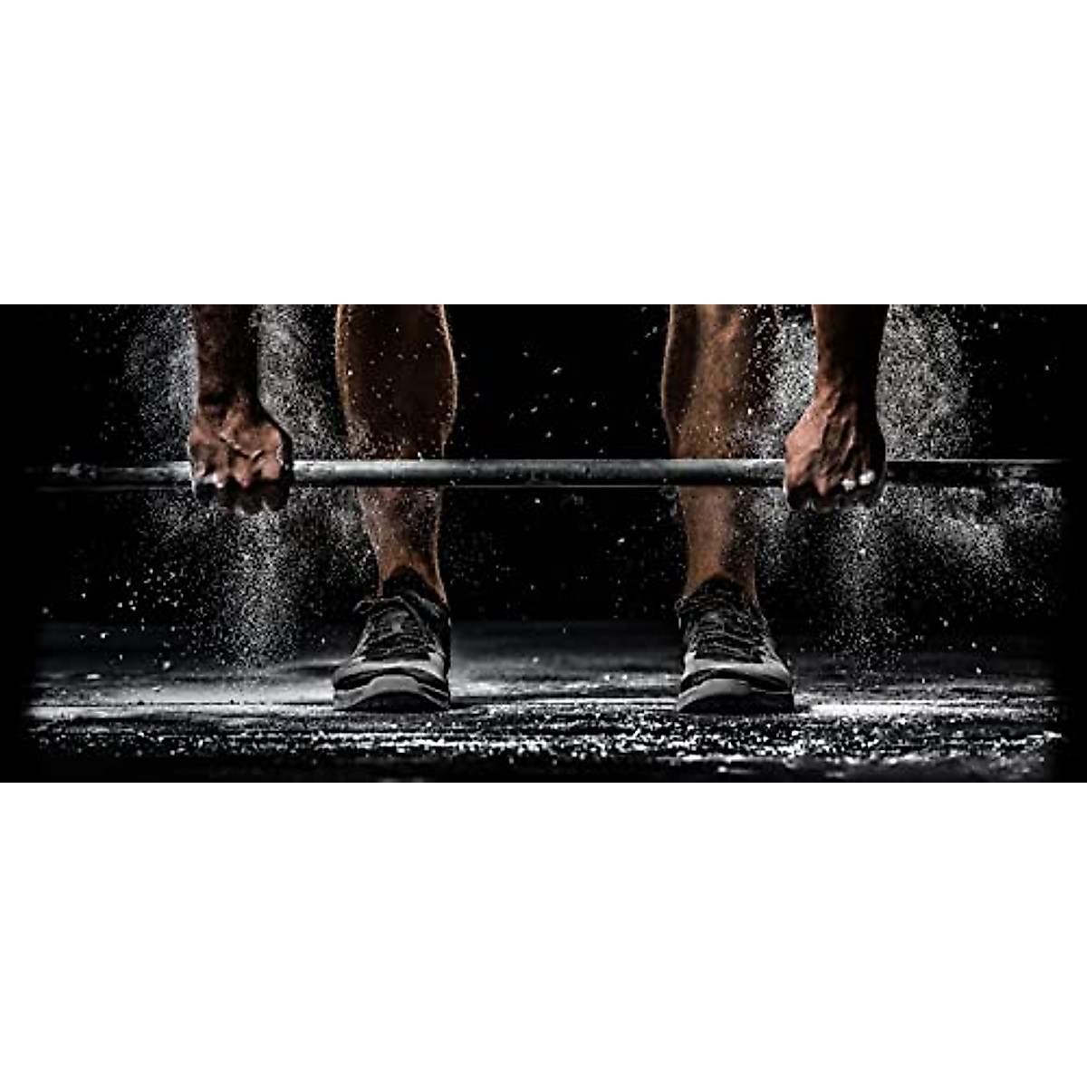 LC Fitness Olympic Barbell Clamps Collars Quick Release Pair Weight Clips for 2 inch Barbell (Black)