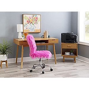 Linon Home Decor Products Natural Wood Modern Linon Drake Desk