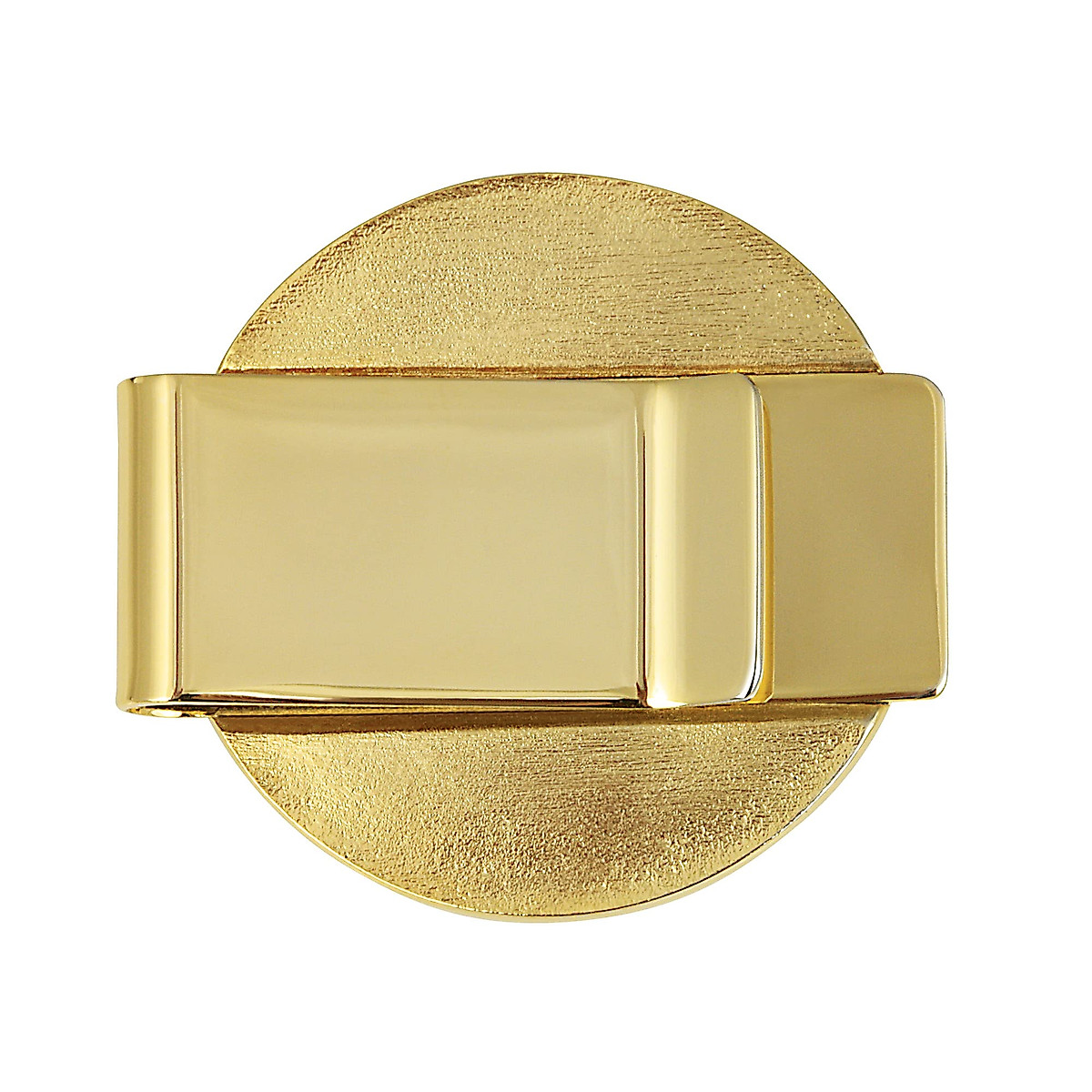 American Coin Treasures Gold Tone Coin Money Clip - Tribute To $20 1933 Saint Gaudens Double Eagle Gold Piece MoneyClip - Holder