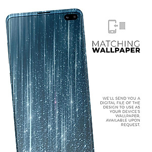 DesignSkinz Radiant Blue Scratched Surface Protective Vinyl Decal Wrap Skin Cover Compatible with The Samsung Galaxy S20 (Screen Trim & Back Glass Skin)