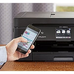 Brother Wireless All-in-One Inkjet Printer, MFC-J895DW, Multi-function Color Printer, Duplex Printing, NFC One Touch to Connect Mobile Printing, Amazon Dash Replenishment Enabled, Black, Standard