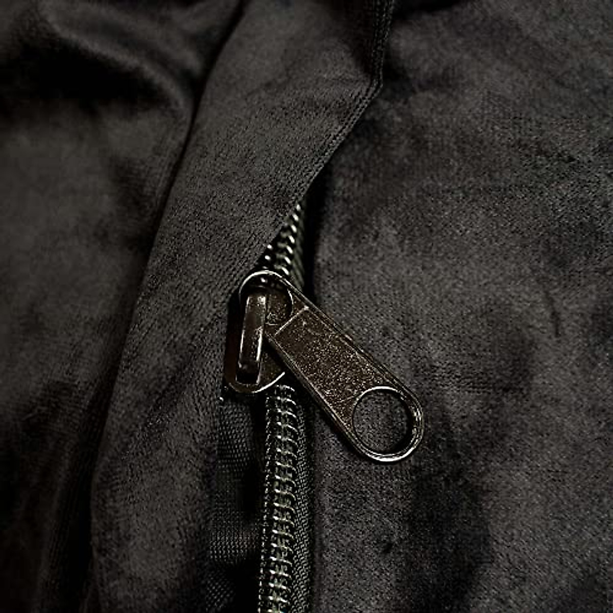 ULTIMATE SACK 5000 (5 Ft.) Bean Bag Chair: Giant Foam-Filled Furniture - Machine Washable Covers, Durable Inner Liner, 100% Virgin Foam. Comfy Bean Bag Chair. (Black, Suede)