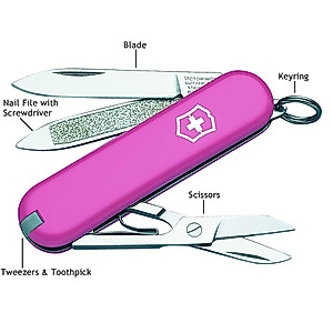 Personalized Pink Classic SD Swiss Army Knife by Victorinox