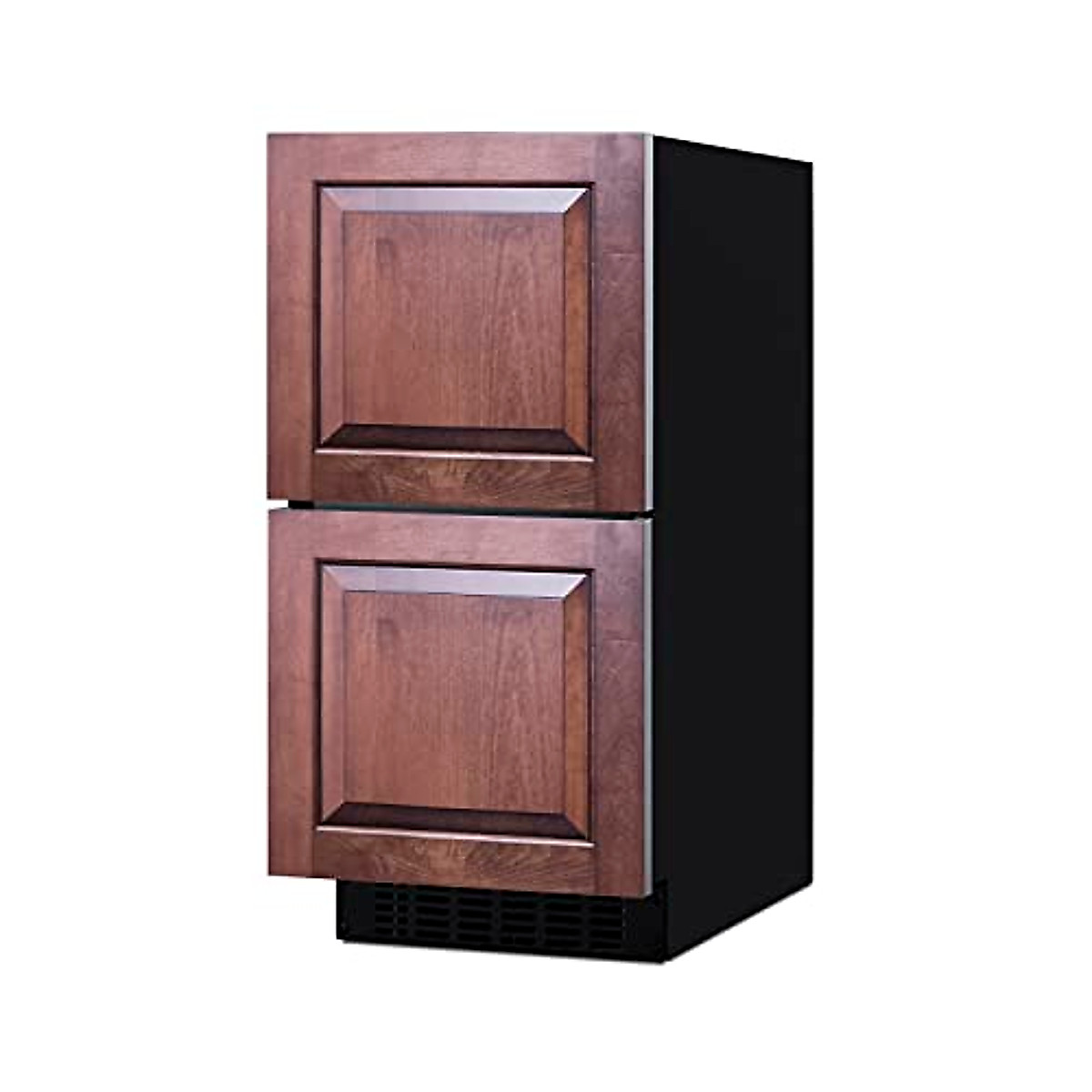 Summit Appliance ASDR1524PNR 15" Wide 2-Drawer All-Refrigerator; Panel-ready Drawer Fronts (Panels Not Included); 1.7 cu.ft Capacity; Frost-Free Operation; Stainless Steel Cabinet and Door