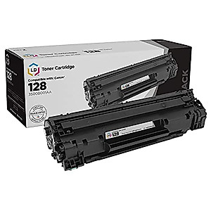 LD © Compatible Replacement for Canon 128 (3500B001AA) Black Laser Toner Cartridge for Canon FaxPhone and ImageClass Printers