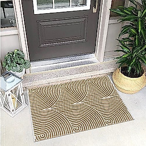 Tiffasea Indoor Door Mats, Front Door Mat 2'x3' Machine Washable Small Area Rug, Cotton Woven Indoor Outdoor Rugs Reversible Floor Mats for Bedroom/Bathroom/Kitchen/Entry