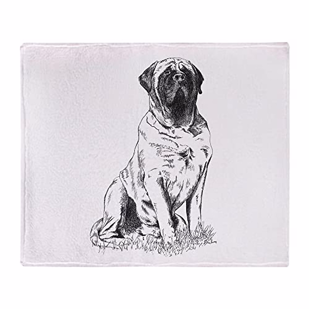 CafePress Mastiff Nobility Throw Blanket Super Soft Fleece Plush Throw Blanket, 60"x50"