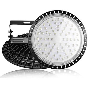 Viugreum UFO LED High Bay Light 300W, 30000LM Commercial Bay Lighting Daylight White (6000-6500K), IP65 Waterproof LED Warehouse Lighting for Garage Factory Workshop Ship from USA take 5-7 days to you