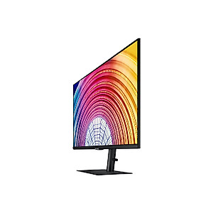 SAMSUNG S60A Series 27-Inch WQHD (2560x1440) Computer Monitor, 75Hz, IPS Panel, HDMI, HDR10 (1 Billion Colors), Height Adjustable Stand, TUV-Certified Intelligent Eye Care (LS27A600NWNXGO) (Renewed)