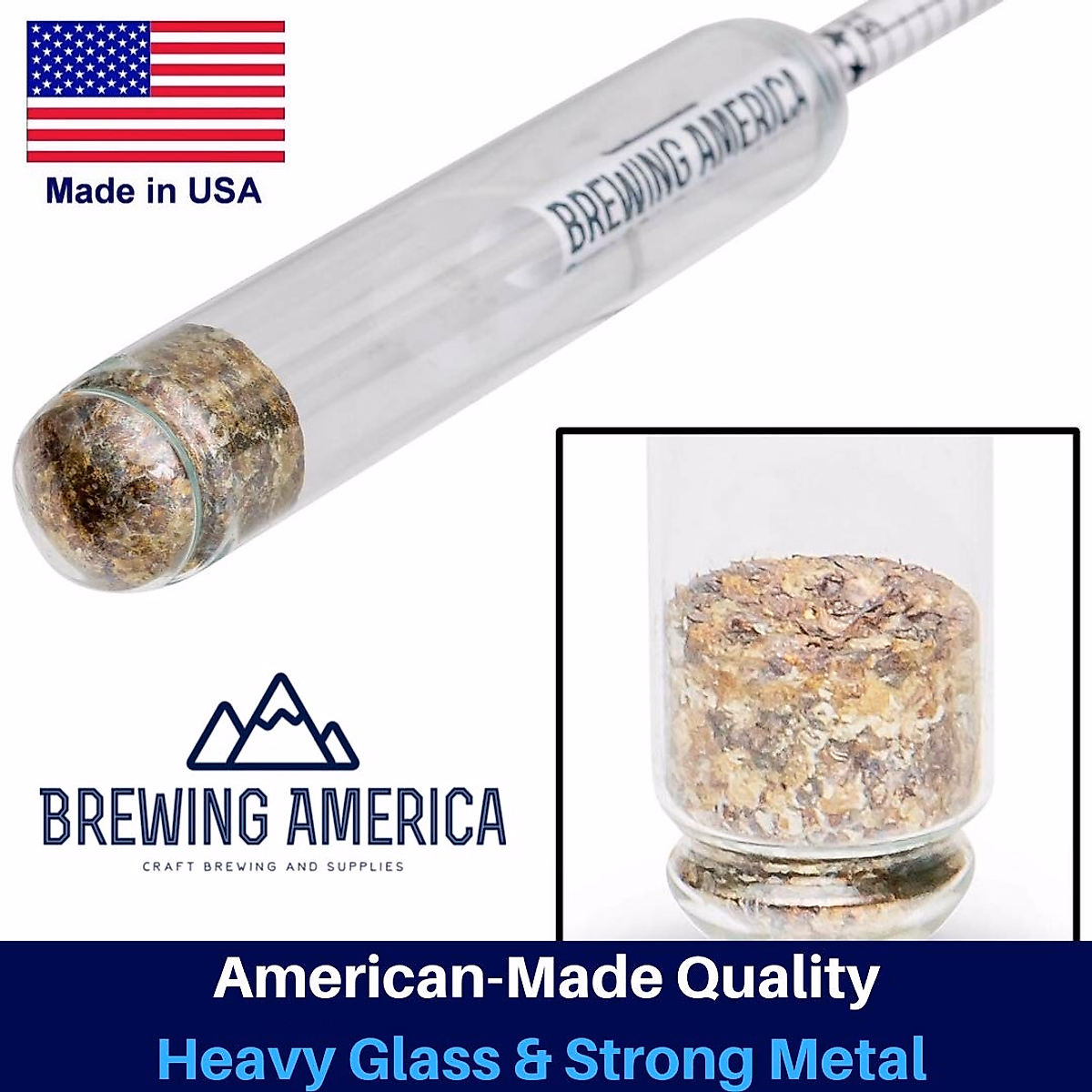 USA Made Maple Syrup Hydrometer Density Meter for Sugar and Moisture Content Measurement for Consistently Delicious Pure Syrup – Made in America - BRIX & Baume Scales - Easy Read Red Line Calibrated