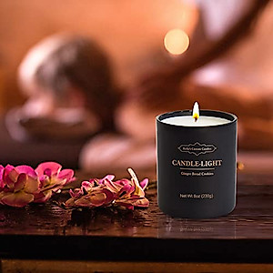 Gifts for Women, Lavender Thyme Candles, Home Scented Candle, 8 oz Fall Soy Candles, Birthday Gifts for Women, Christmas Thanksgiving Gifts for Women, Online Dating Present，Black Gift Box