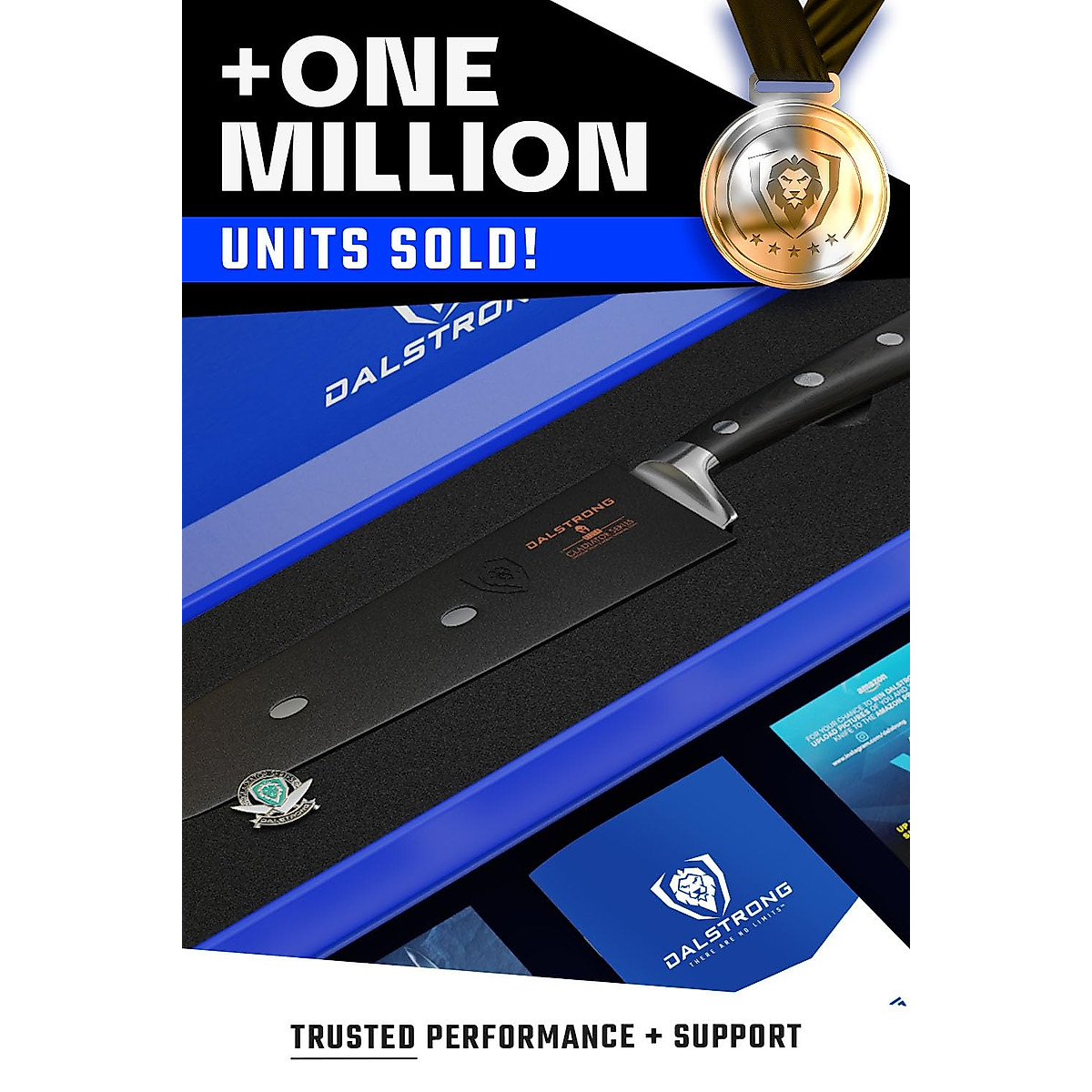 Dalstrong Kiritsuke Chef Knife - 8.5 inch - Gladiator Series Elite - Forged German High Carbon German Steel - Full Tang Kitchen Knife - Black G10 Handle - w/Sheath - Chef's Knife - NSF Certified