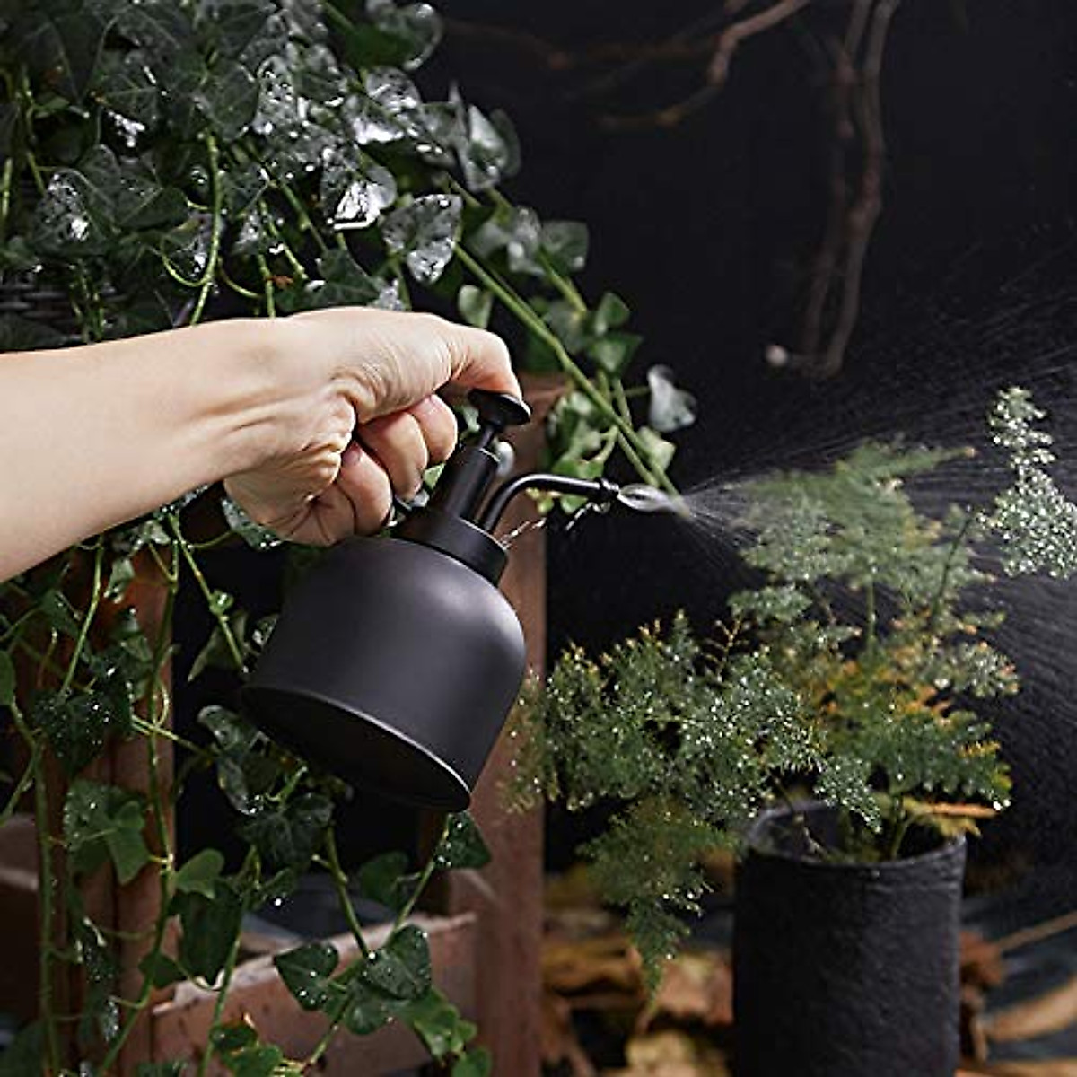 Lerpwige 300ml Mini Plant Flower Watering Can Sprayer Stainless Steel Pot For Sprayer Bottle