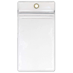 StoreSMART - USB Flash Drive/Memory Cards & Business Card Holders 100-Pack - Zip-Top and Hang Hole - Open Short Side (R3578ZIPS-FLASH-100)