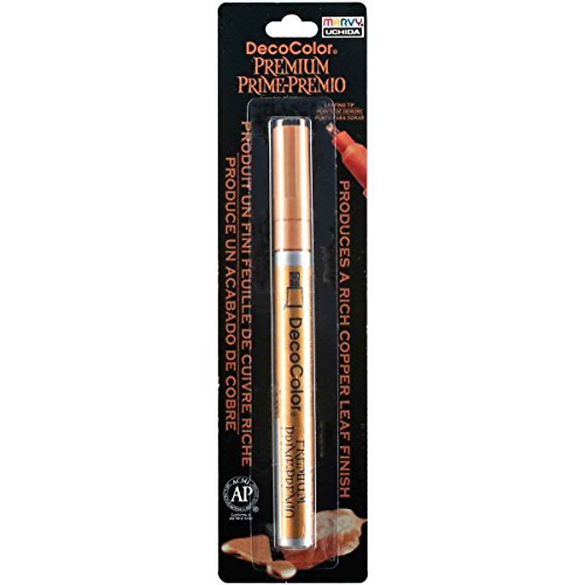 UCHIDA 250-C Deco Color Premium Copper Paint Pen, 2mm Flat Tip Paint Pen
