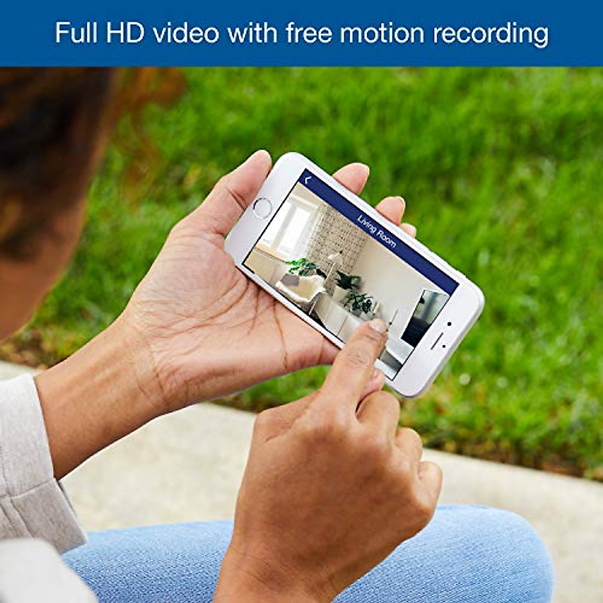 VTech VC9511 Wi-Fi IP Camera with 1080p Full HD, Remote Pan & Tilt, Free Live Streaming, Free motion-detected recording, Automatic Infrared Night Vision & Smart Security Alarm