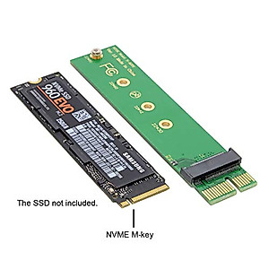 chenyang M.2 NVME to PCIe 3.0 X1 Adapter NVME/AHCI SSD to PCI Express Expansion Card Adapter