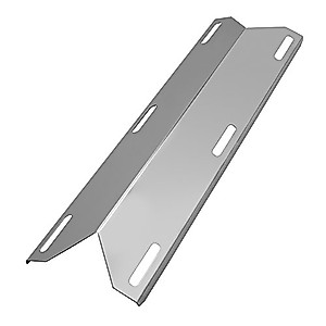 SHINESTAR 4-Pack Stainless Steel Grill Heat Plate Replacement Parts for Charmglow 720-0304, Nexgrill 720-0304, Permasteel PG-50400-S and Other Gas Grill Models, 17 5/16