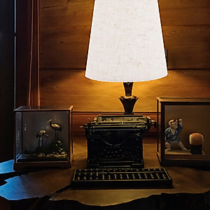 OSALADI Lamp Shades Drum Lamp Shade Cloth Lamp Shade Clip On Bulb Light Cover E14 Decorative Chandelier Protector Table Light Shell Cover Lamp Shade for Floor Table Wall Lamp Small Lamp Shades