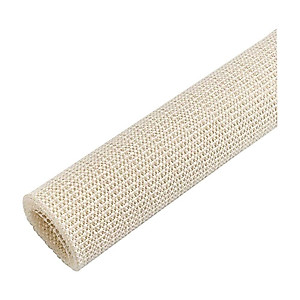 PVC Non-Slip Mat, White Foam Sofa Cloth Carpet Bottom Mat Sofa Yoga Pad, Non Adhesive Shower Cushion Liner Bottom Cloth for Drawer Cabinet(30x50cm)