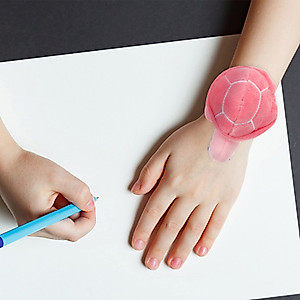 Abaodam Turtle Slap Bracelet Plush Animal Slap Band Toy Hugger Slap Bracelet Cute Wristband for Kids Birthday Party Favors Pink, 10X7.5CM, WJ60386LPW37K722T