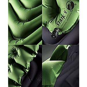Klymit Static V Inflatable Sleeping Pad for Camping, Lightweight Hiking and Backpacking Air Bed