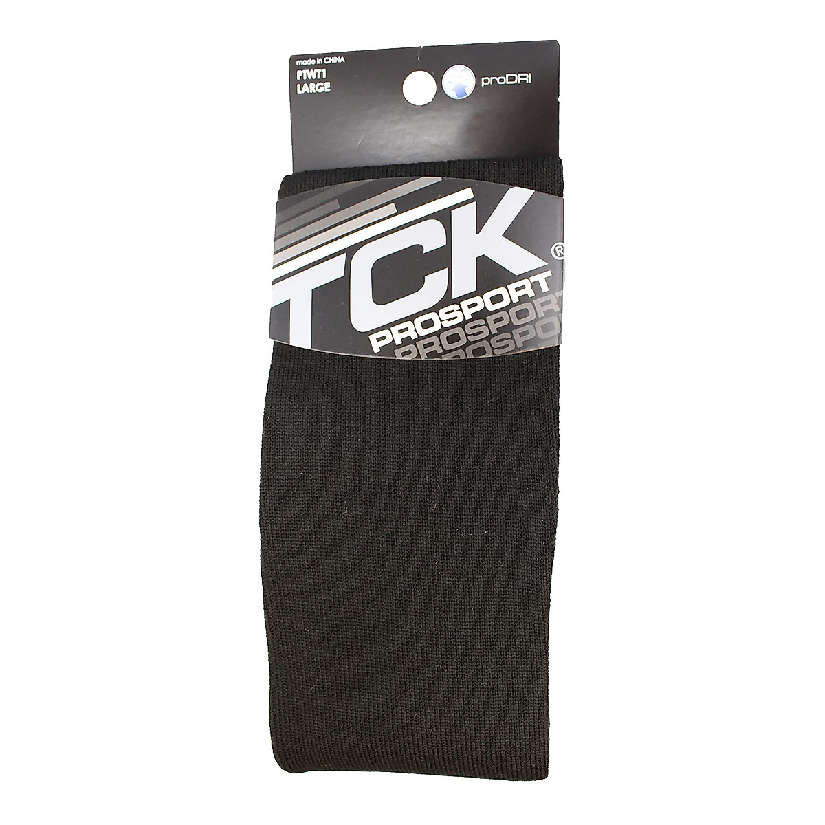 TCK Prosport Performance Tube Socks (Black, Large)