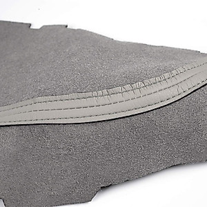 DSkoiph Armrest Synthethic Leather Cover Fit for Honda Pilot 09-13 (Front Door Panel Armrest Cover, Gray)